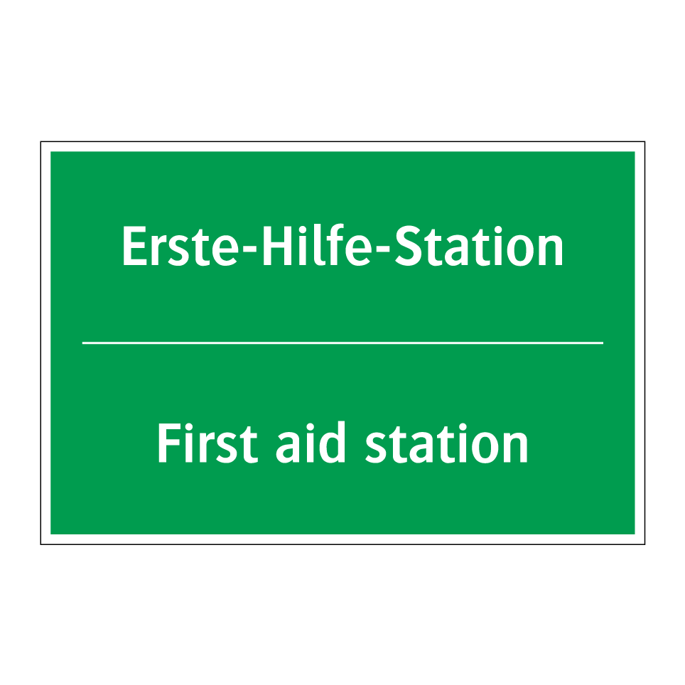 Kauf Erste-Hilfe-Station - First aid station schild | SignOnline | DE-E504
