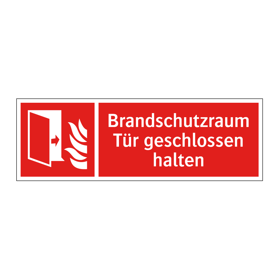 Tür Geschlossen Halten Schild Hb Druck Schilder Textildruck