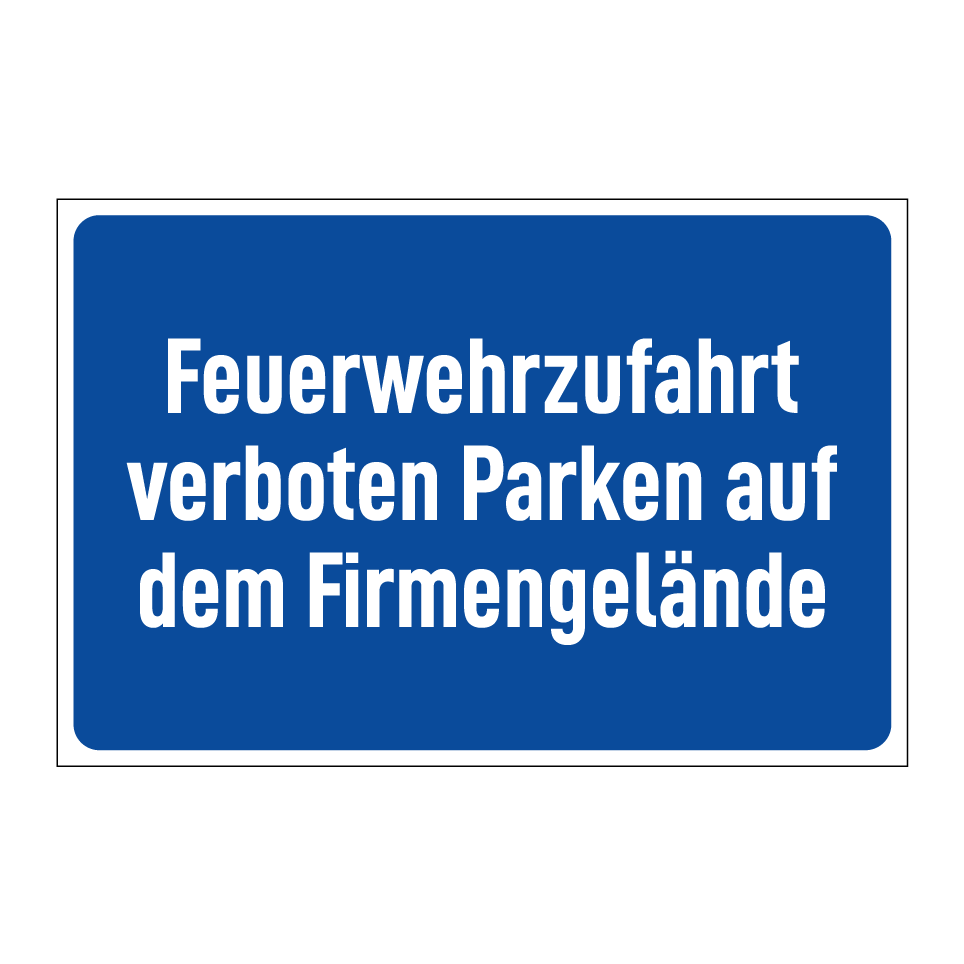 Parken Auf Feuerwehrzufahrt