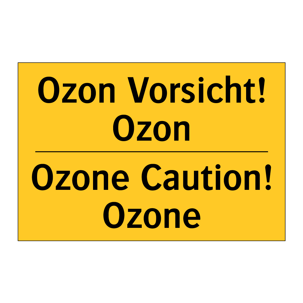 Kauf Ozon Vorsicht! Ozon - Ozone Caution! Ozone schild | SignOnline ...