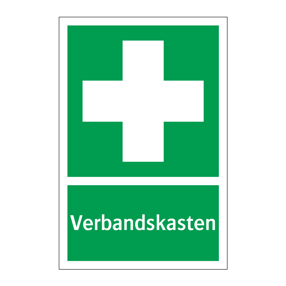 Kauf Verbandskasten schild | SignOnline | DE-E1168
