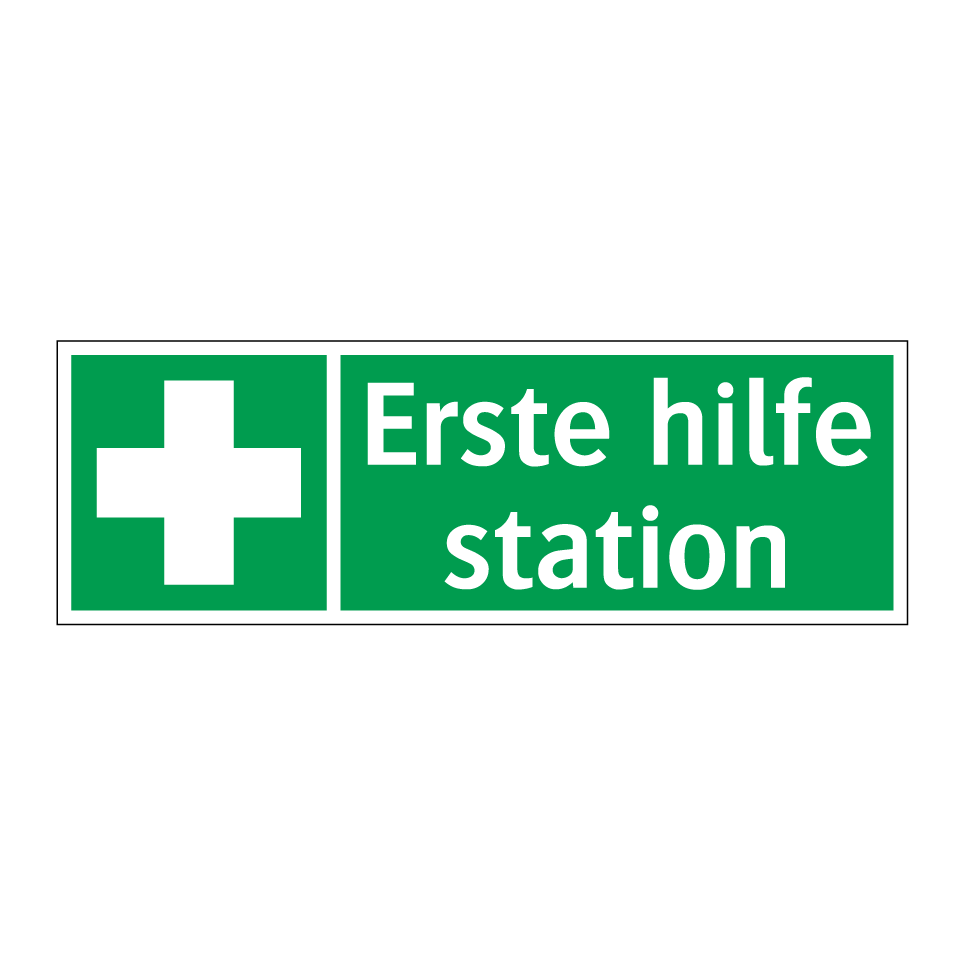Kauf Erste hilfe station schild | SignOnline | DE-E1272
