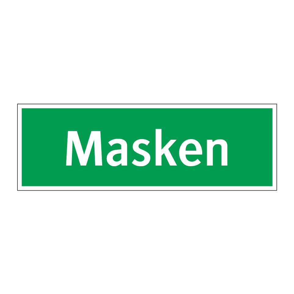 Kauf Masken schild | SignOnline | DE-E177