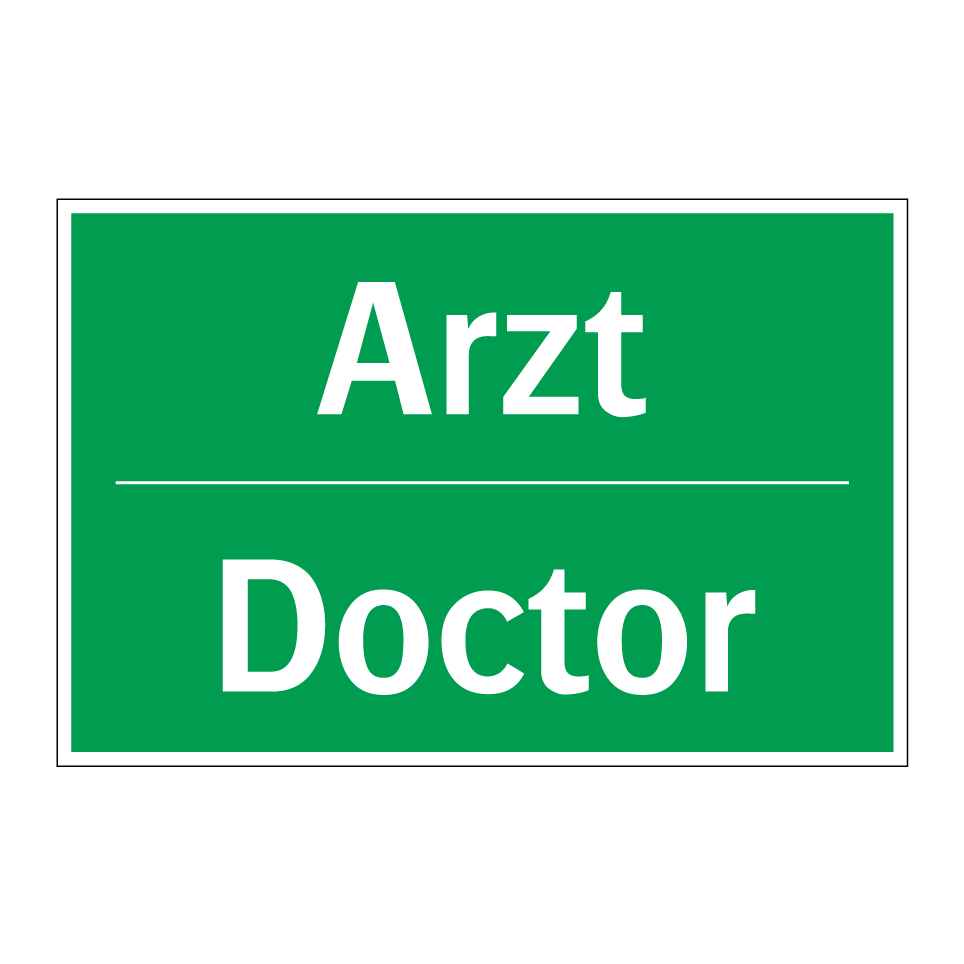 Kauf Arzt - Doctor schild | SignOnline | DE-E442