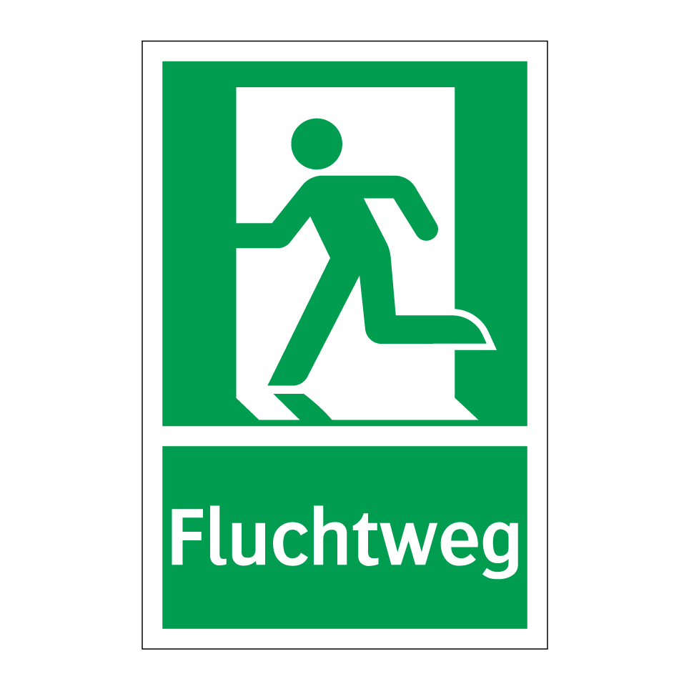 Kauf Fluchtweg schild | SignOnline | DE-E920