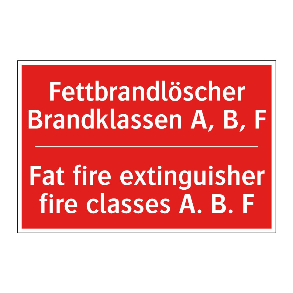 Kauf Fettbrandlöscher Brandklassen /.../ - Fat fire extinguisher fire ...