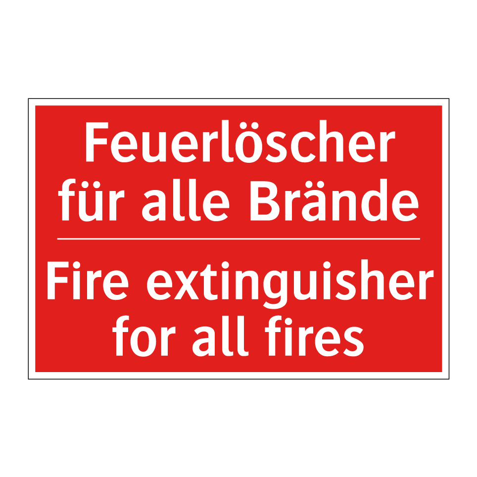 Kauf Feuerlöscher für alle Brände - Fire extinguisher for all fires ...