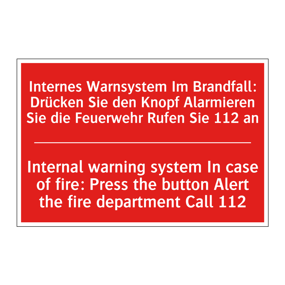 Kauf Internes Warnsystem Im Brandfall: /.../ - Internal warning system ...