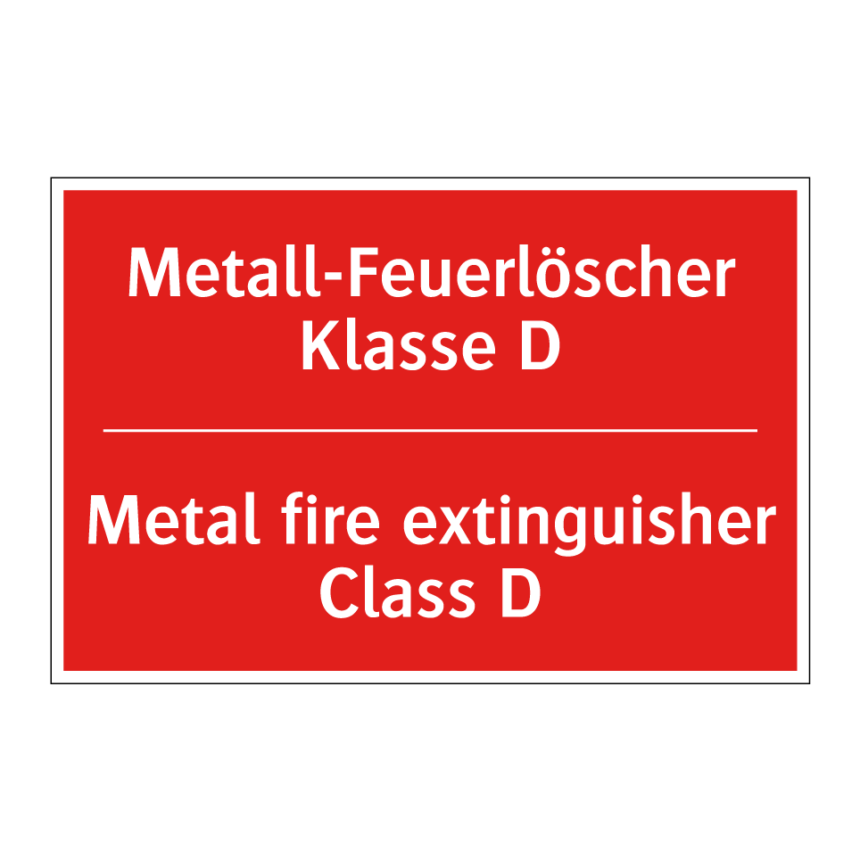 Kauf Metall-Feuerlöscher Klasse D - Metal fire extinguisher Class ...
