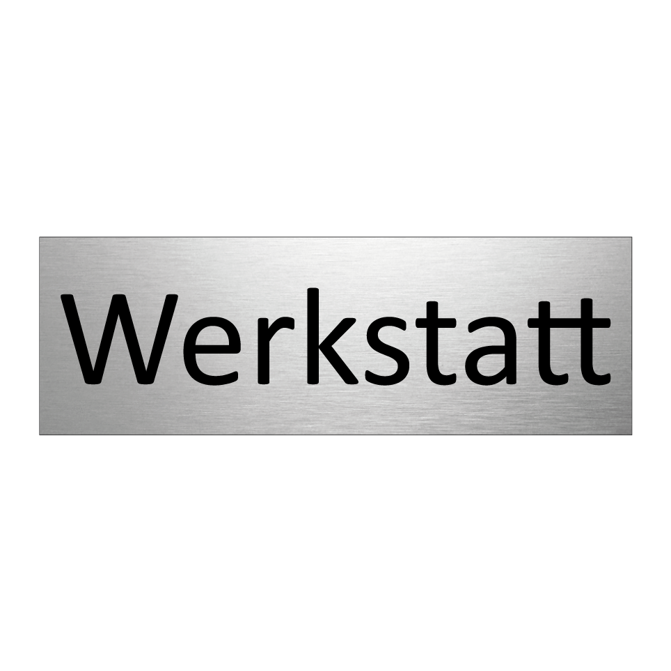 Werkstatt Schild | SignOnline | DE-I2683