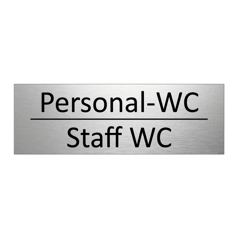 Personal-WC - Staff WC Schild | SignOnline | DE-I3371