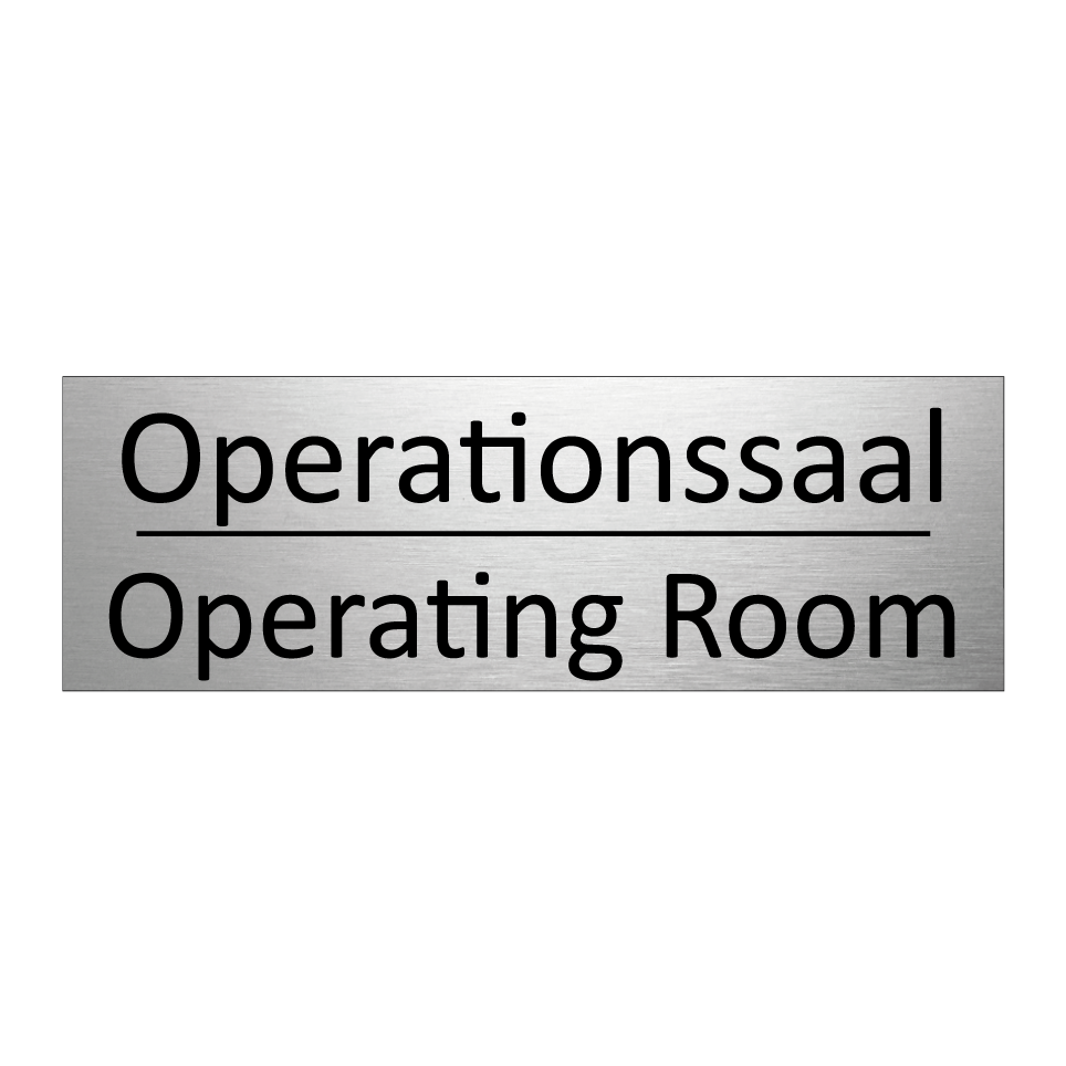 Operationssaal - Operating Room Schild | SignOnline | DE-I3470