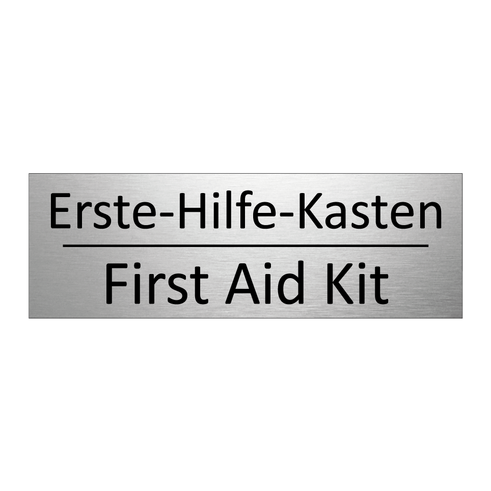 Erste-Hilfe-Kasten - First Aid Kit Schild | SignOnline | DE-I3525