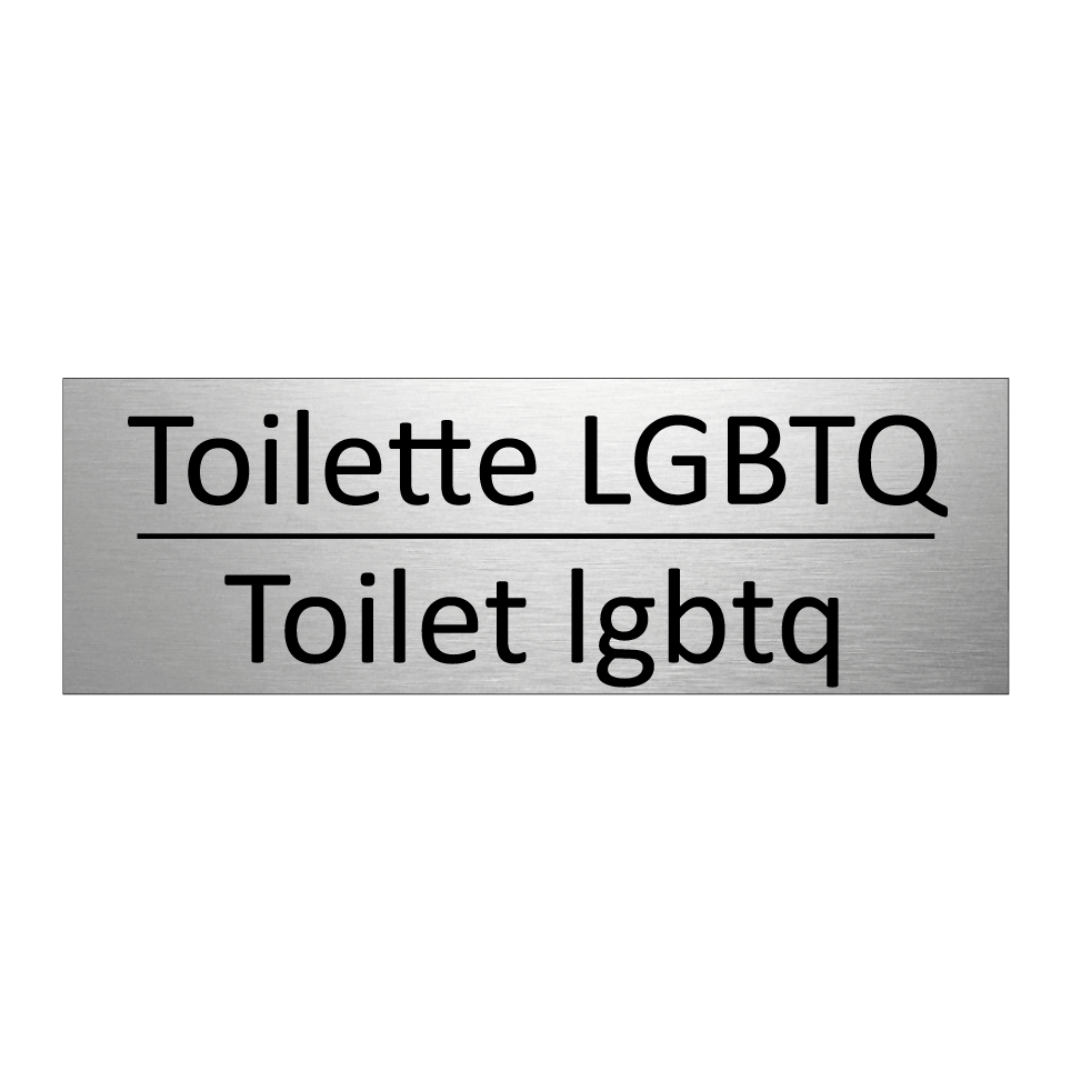 Toilette LGBTQ - Toilet lgbtq Schild | SignOnline | DE-I3648