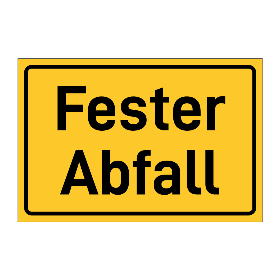 Fester Abfall