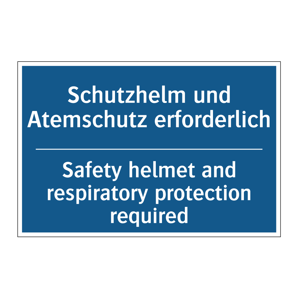 Kauf Schutzhelm und Atemschutz erforderlich/.../ - Safety helmet and ...