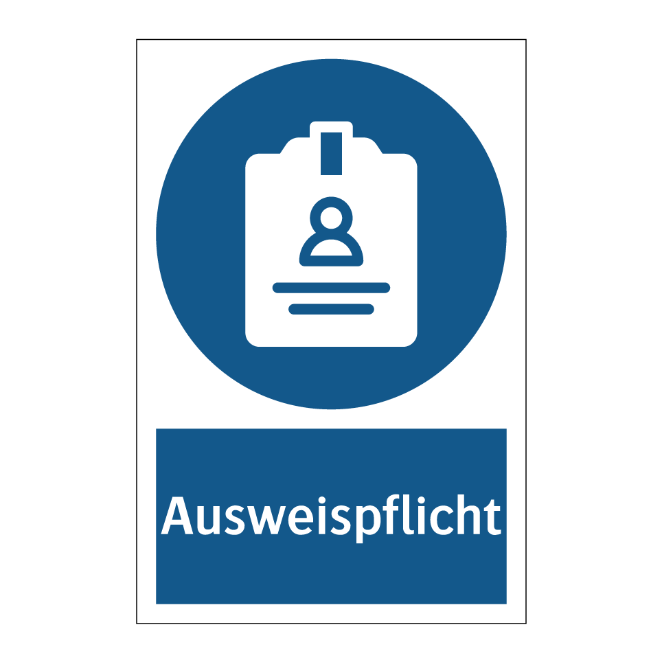 Kauf Ausweispflicht schild | SignOnline | DE-M3068