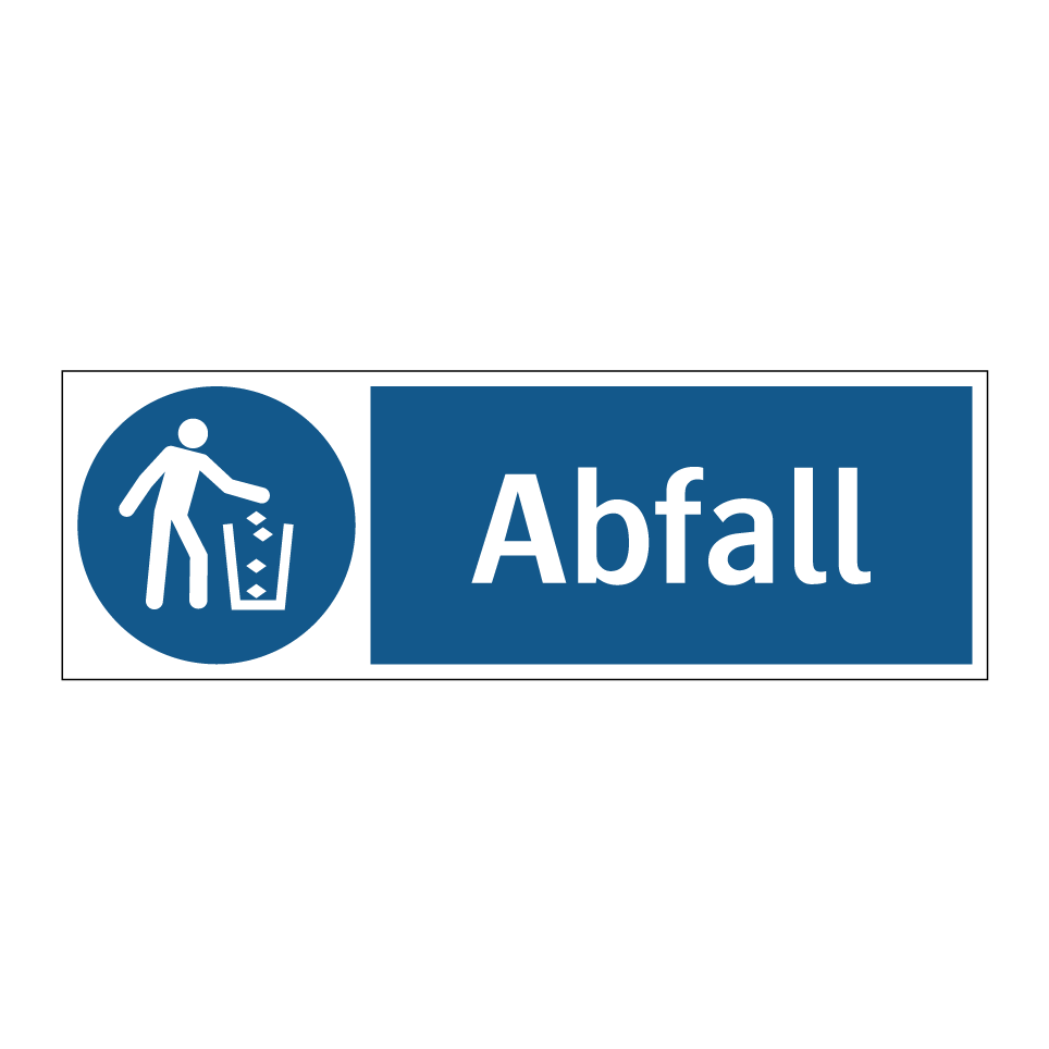 Kauf Abfall schild | SignOnline | DE-M3925
