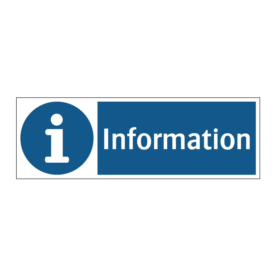 Kauf Information schild | SignOnline | DE-M4392