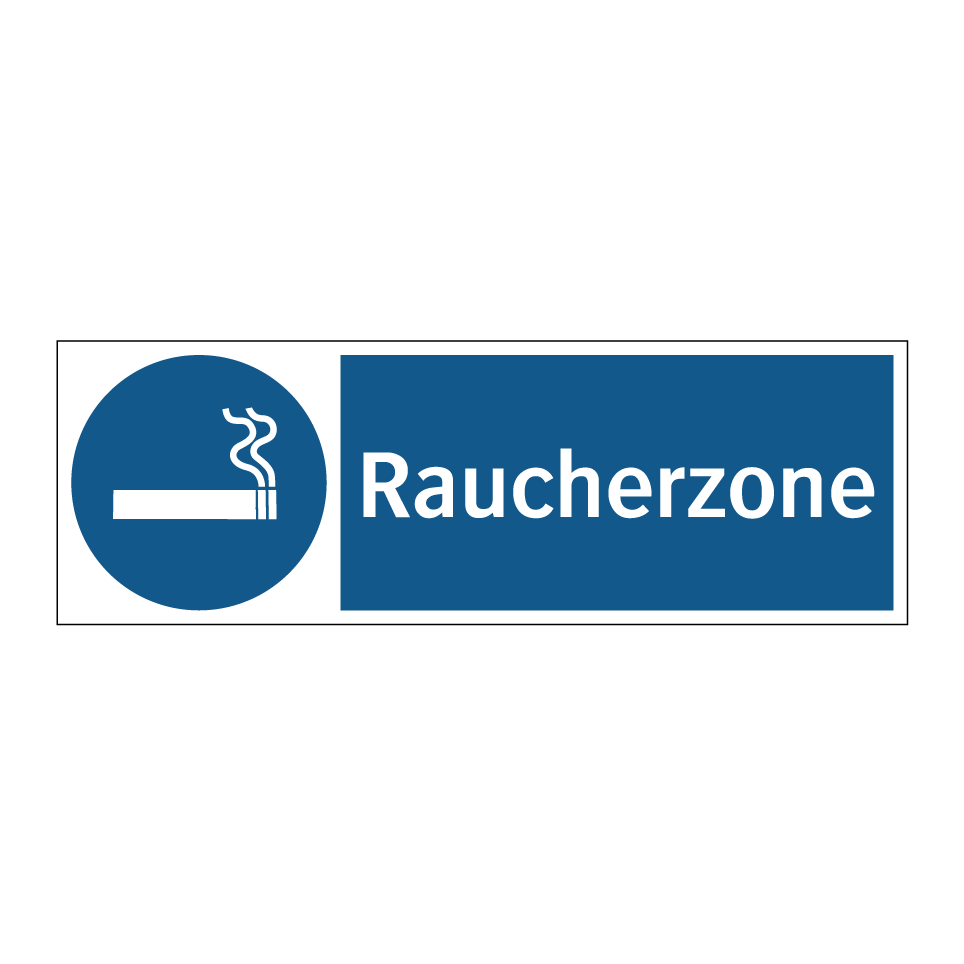 Kauf Raucherzone schild | SignOnline | DE-M4846