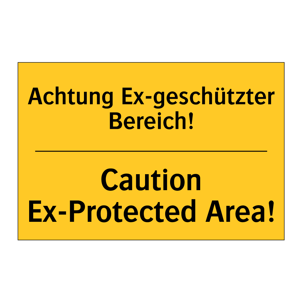 Kauf Achtung Ex-geschützter Bereich!/.../ - Caution Ex-Protected Area ...