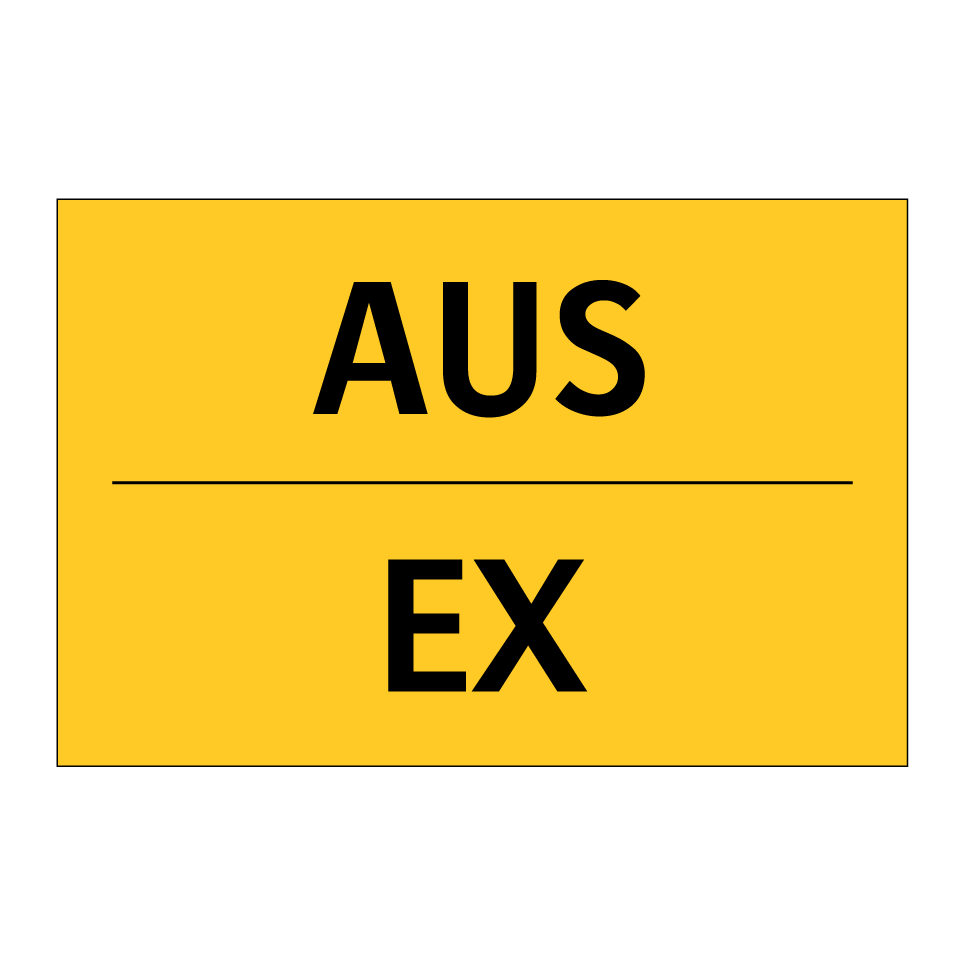 Kauf AUS - EX schild | SignOnline | DE-W3416