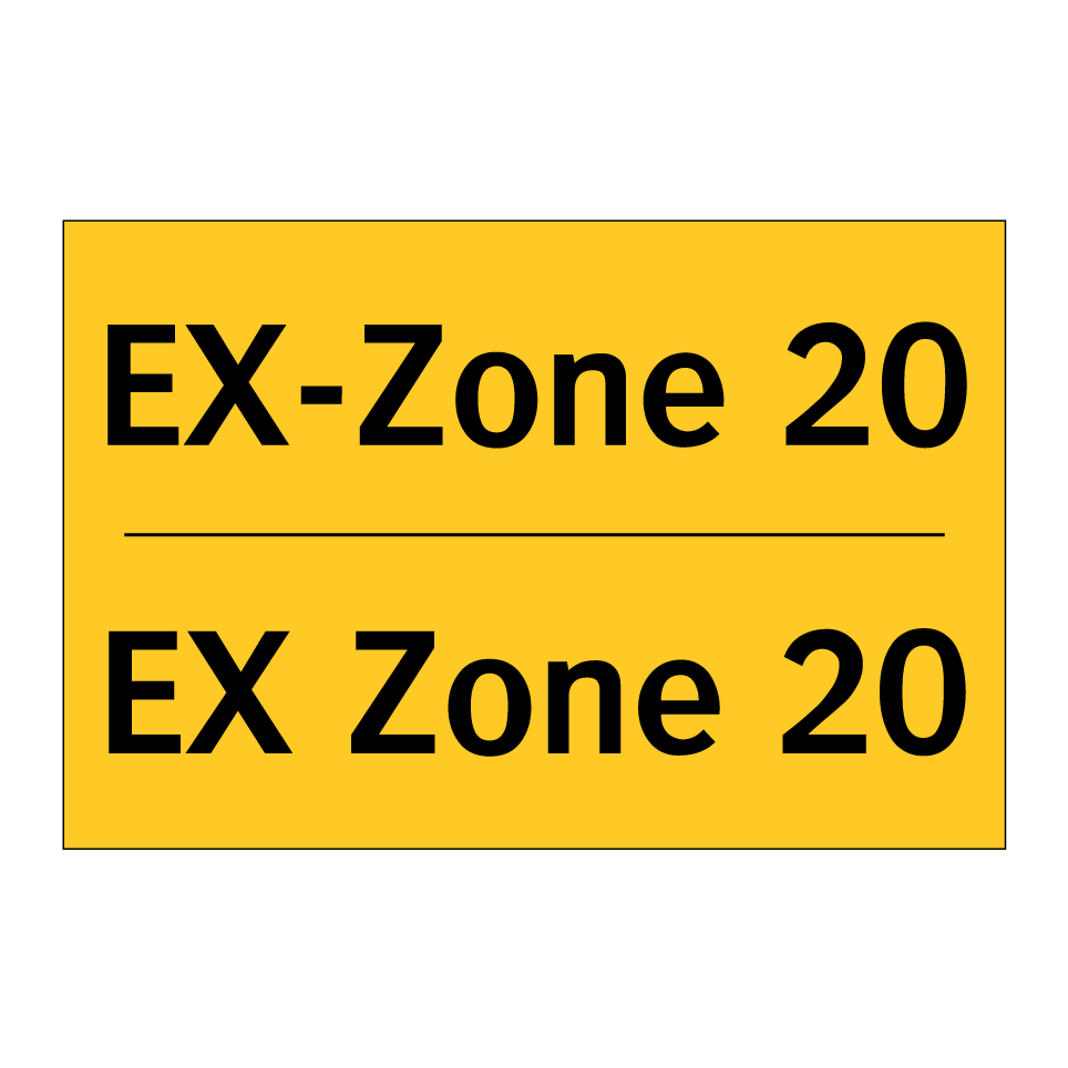 Kauf EX-Zone 20 - EX Zone 20 schild | SignOnline | DE-W3426