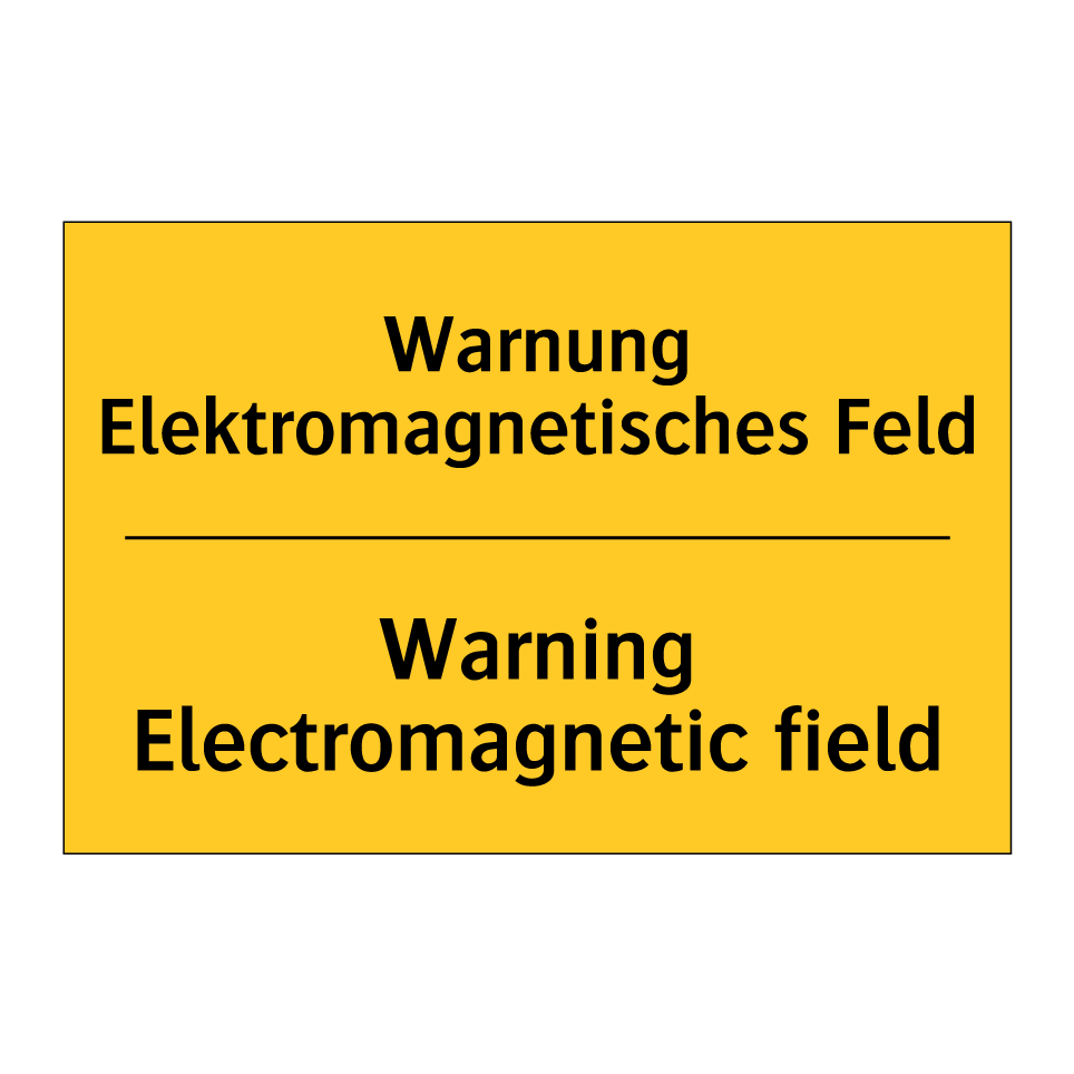 Kauf Warnung Elektromagnetisches Feld/.../ - Warning Electromagnetic ...