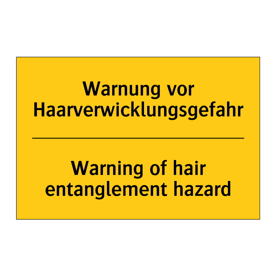 Kauf Warnung vor Haarverwicklungsgefahr/.../ - Warning of hair ...