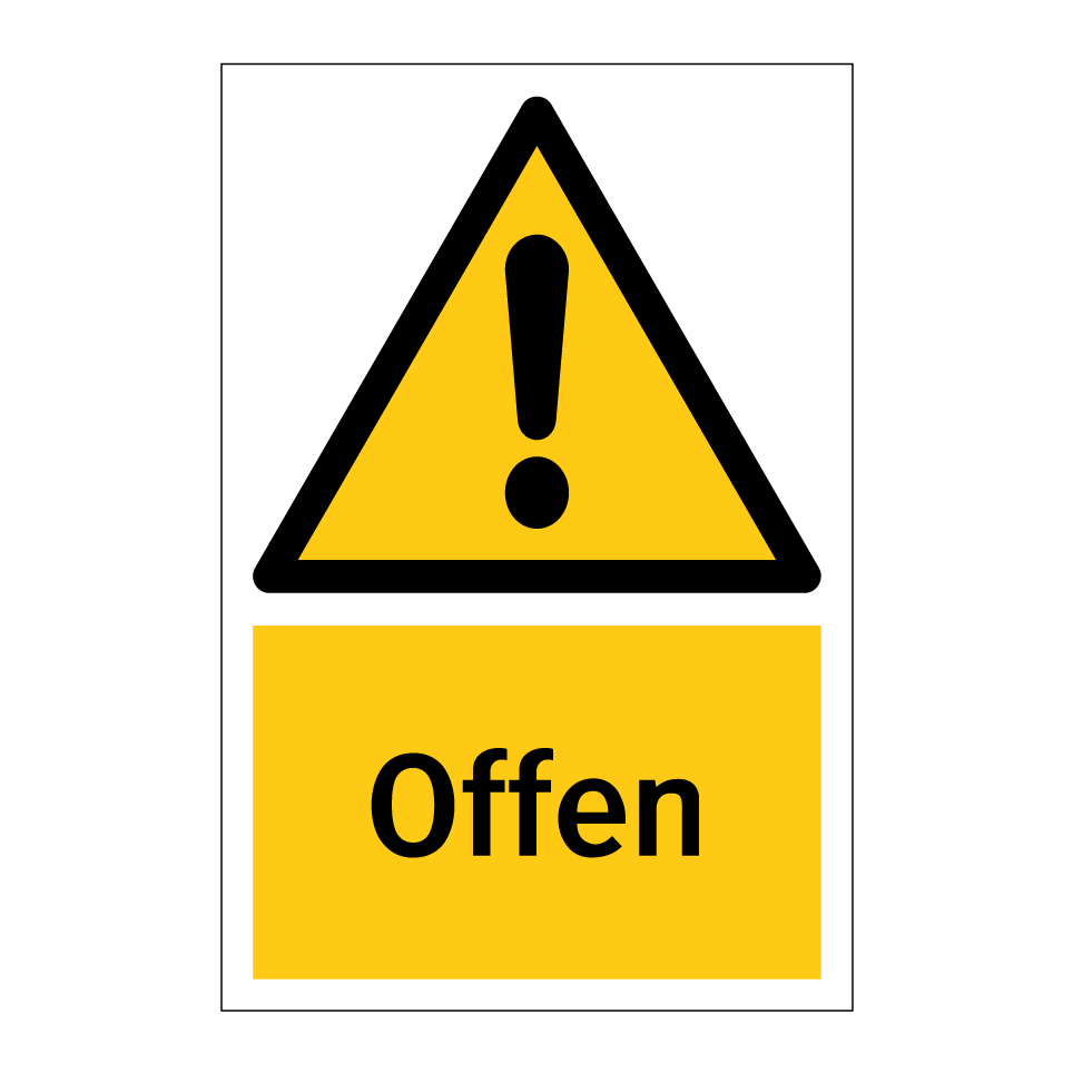 Kauf Offen schild | SignOnline | DE-W5916